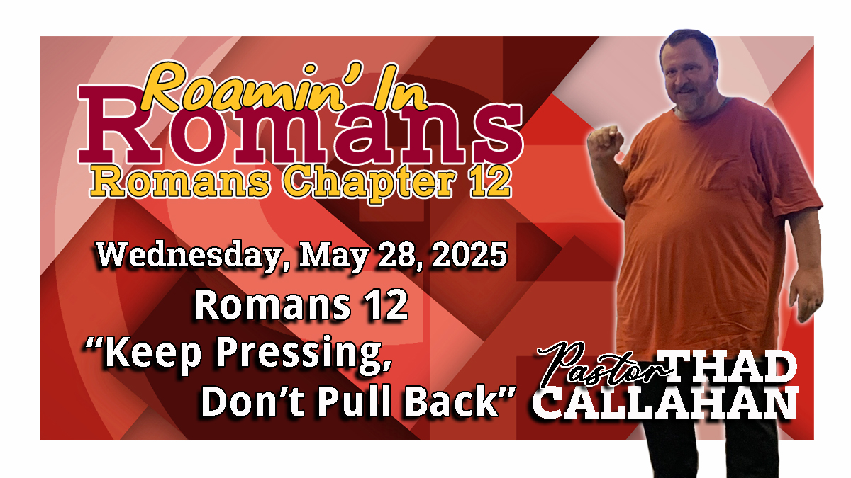 Romans 12 - Keep Pressing, Don't Pull Back | Grace Fellowship