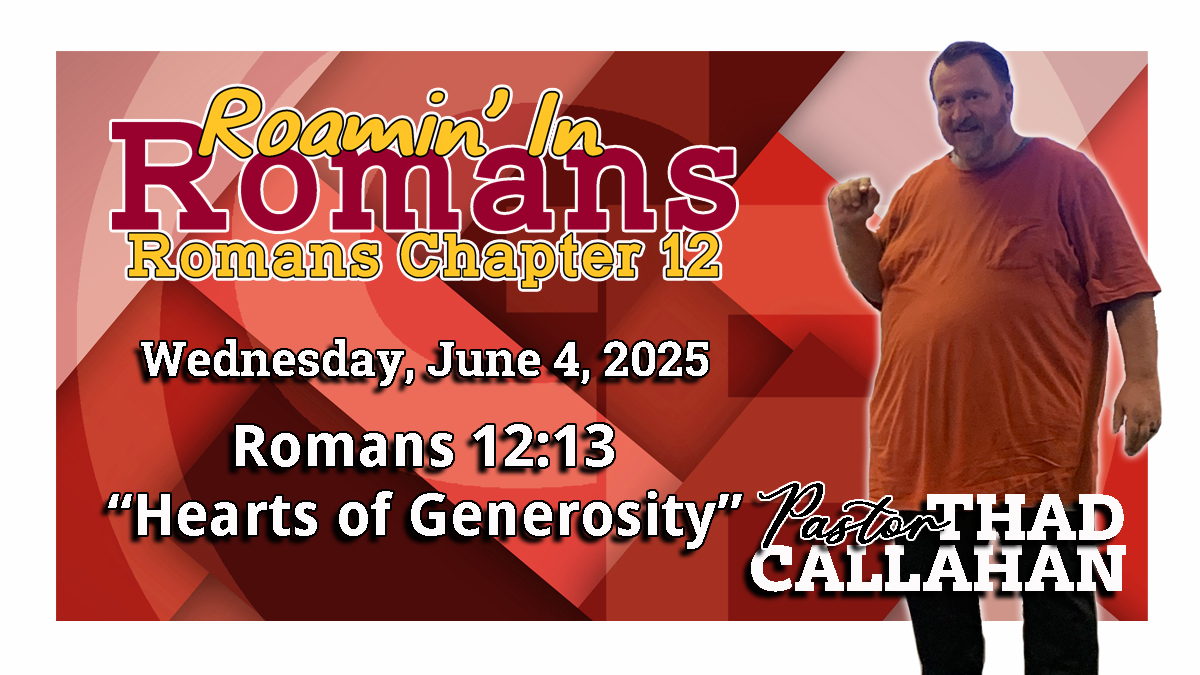 Romans 12:13 - Hearts of Generosity | Grace Fellowship